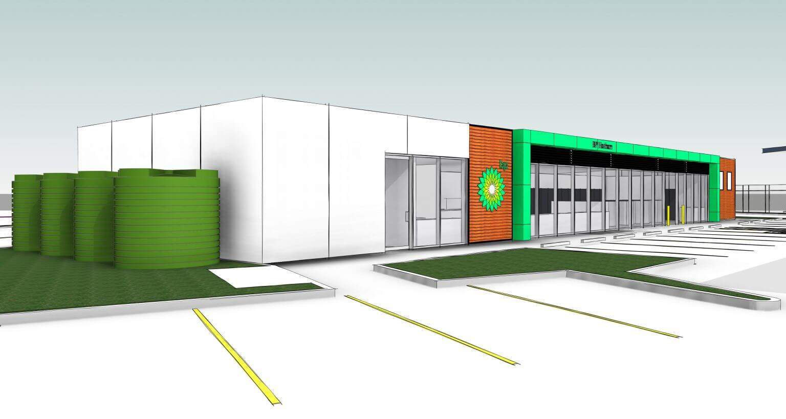 Service Station | Oasis Building Design Pty Ltd | Multi-Disciplinary Design